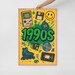 1990s Poster Grunge Pop Nostalgia Wall Art – Framed Poster Print – Kids ...