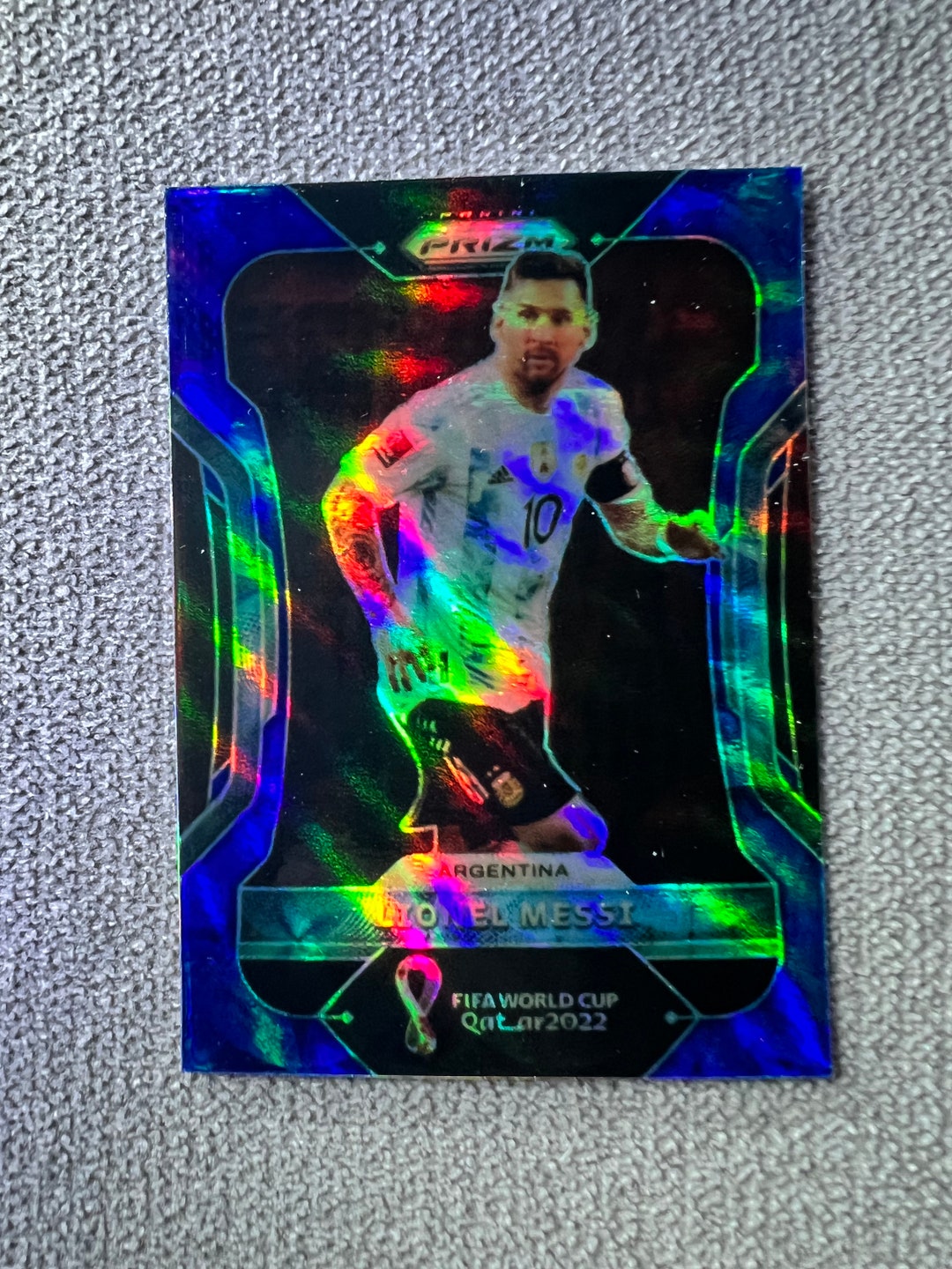 Lionel Messi 2023 Prizm World Cup Blue Choice Holo Sticker - Etsy