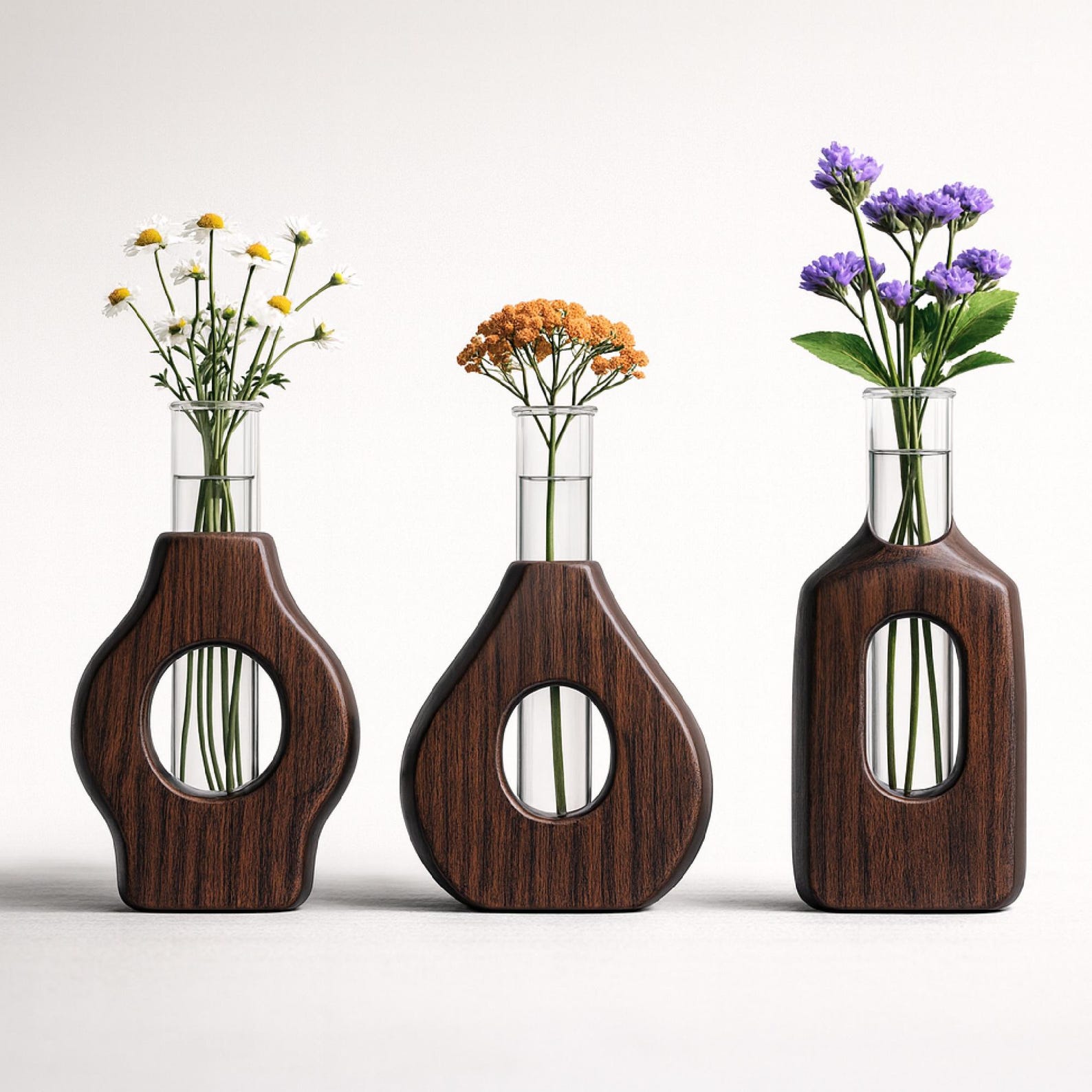 Mini Wooden Vase Templates, CNC Router Scroll Saw Designs (digital ...