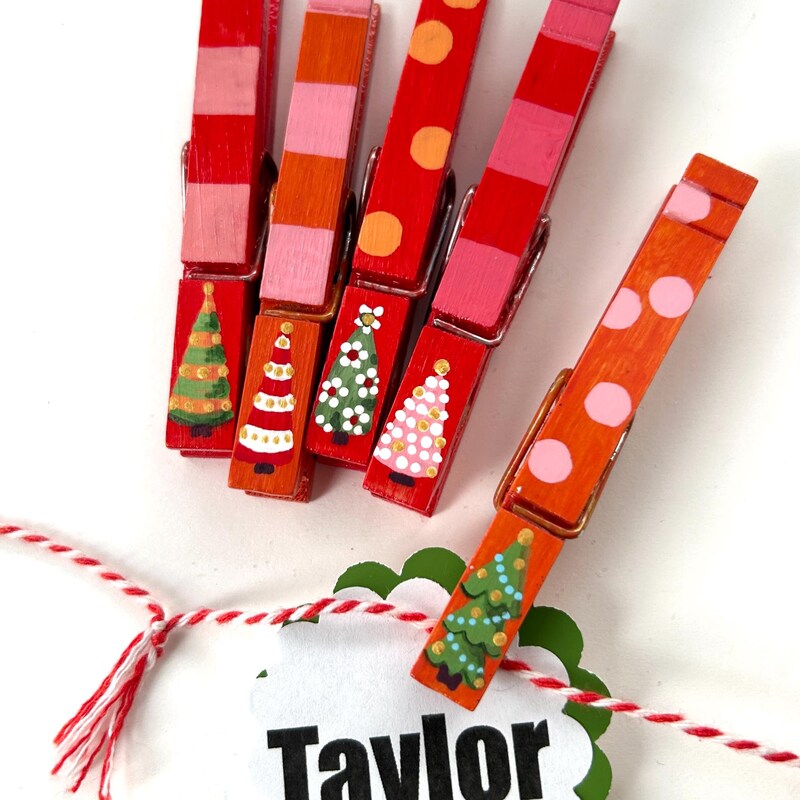 Christmas Clothespin - Etsy