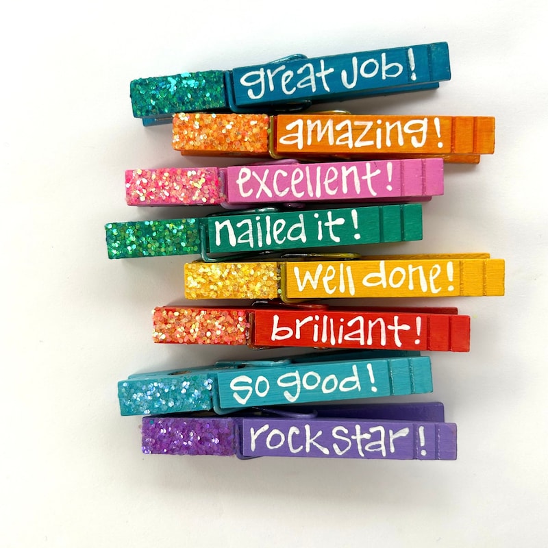 Volleyball Clothespins - Etsy