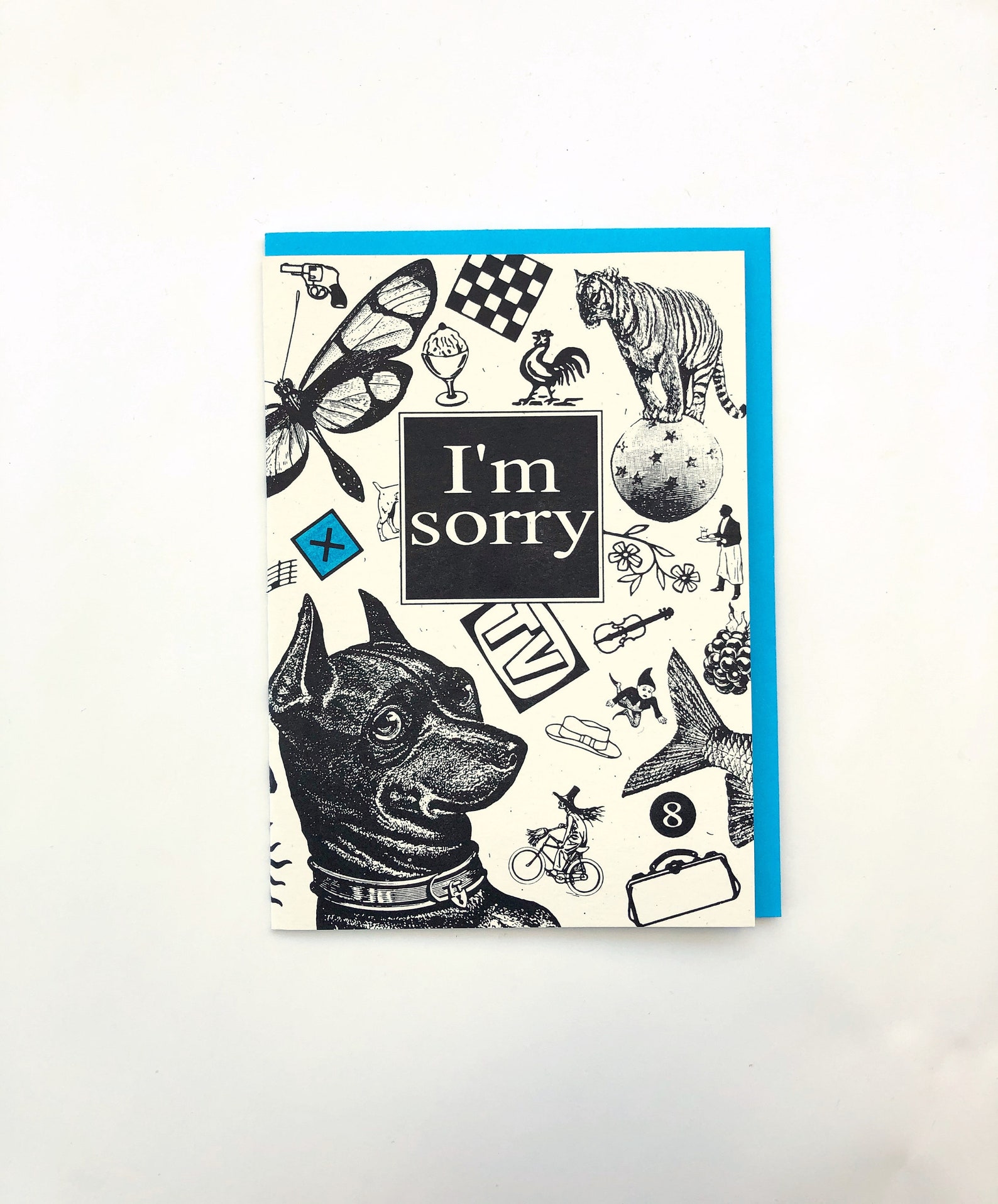 IM SORRY Blank Greeting Card Apology Loss of Pet Condolence - Etsy