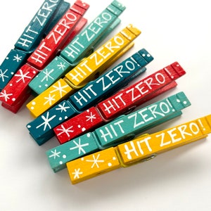 Cheerleading Clothespins Painted Clothespin Magnets Cheer Pins Cheer ...