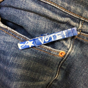 VOTE Clothespin Election Day Magnet Voting Button Democratic Party Make ...