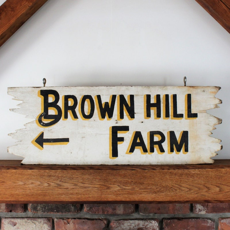 Antique Wooden Sign - Etsy