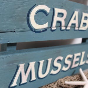Vintage Style Fish Market Sign - Shellfish Sign - Hand Lettered ...