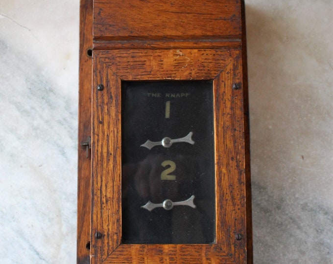 Victorian Oak Servant Call Box - the Knapp - Maid - Butler - Call Bell ...