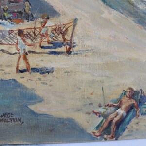Vintage Seaside Landscape - George Hamilton (1934- 2019) - Seaside ...