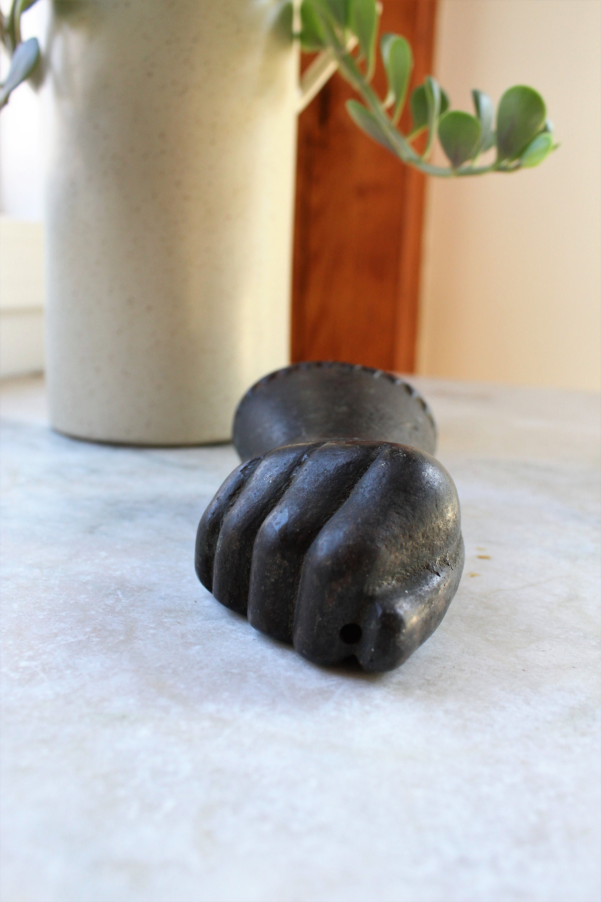 Early Cast Iron Gate Weight Hand Fist Garden Gate Weight - Etsy