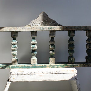 Early Green Painted Architectural Railing - Farmhouse - Architectural ...