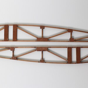 Two Vintage Wooden Model Airplane Wing Ribs Aviation Wall Art ...