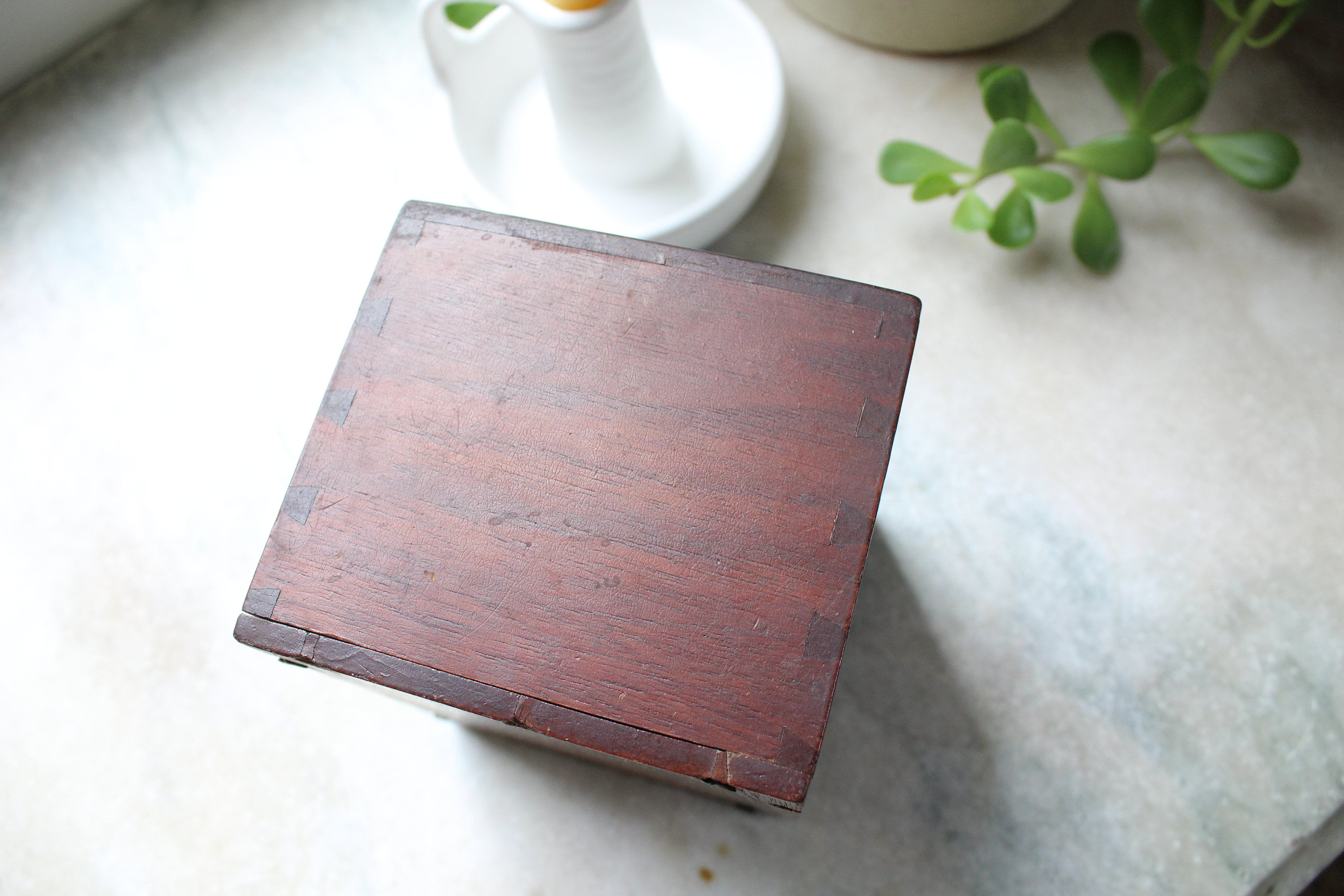 Early Wooden Alms Box - Collection Box - Fund Box - Charity Box - Folk ...