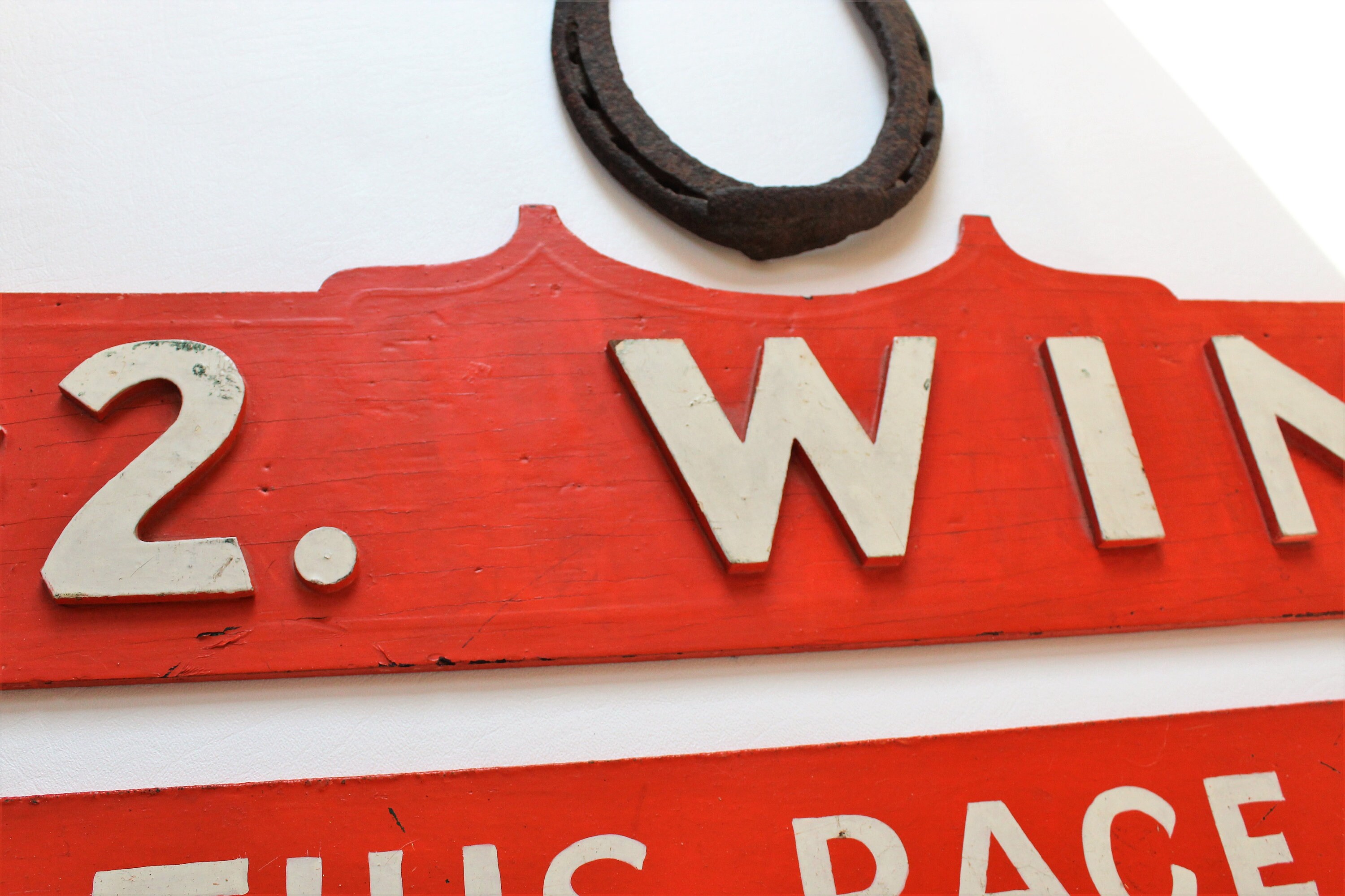 Vintage Horse Race Track Signs Betting Window Suffolk | Etsy