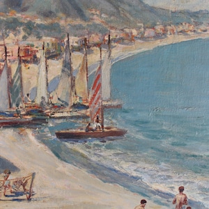 Vintage Seaside Landscape - George Hamilton (1934- 2019) - Seaside ...