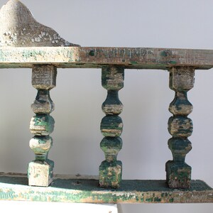 Early Green Painted Architectural Railing - Farmhouse - Architectural ...