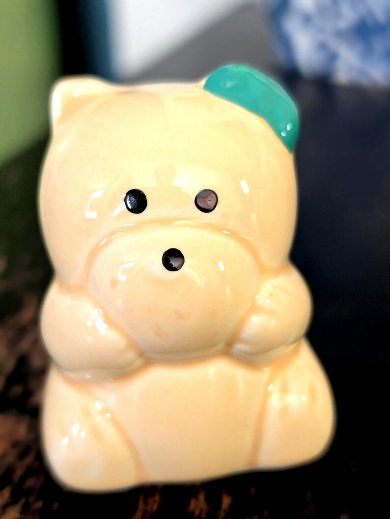 1980s Kitsch Chummy Bear Salt, Pepper & Toothpick Set - Etsy