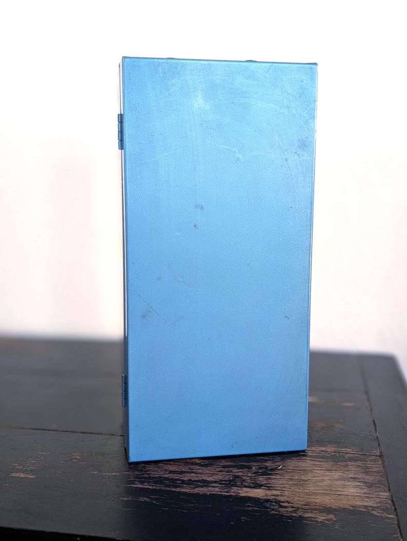 Vintage Steel Blue Metal Combination American Founders Life Insurance ...