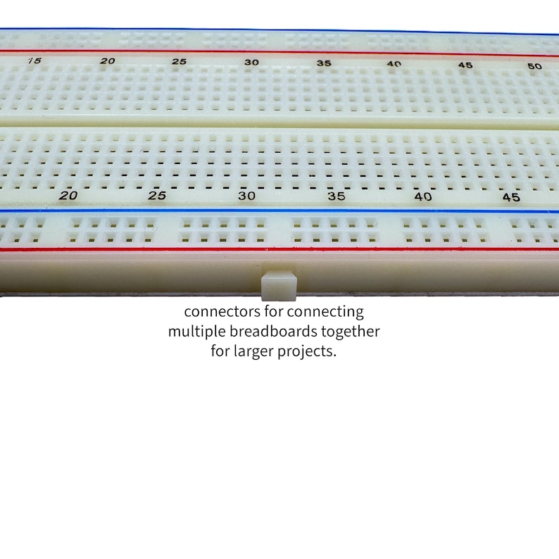 830 Pin Solderless Breadboard for Prototyping Electronics and Projects ...