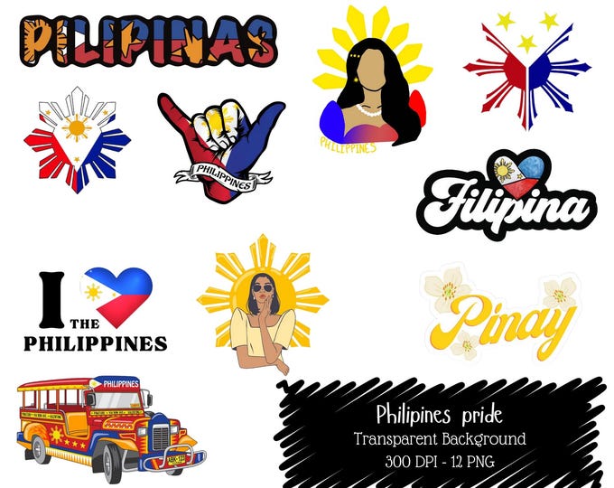 Philippine Map Clip Art: Camouflage & Floral Designs (digital Download ...