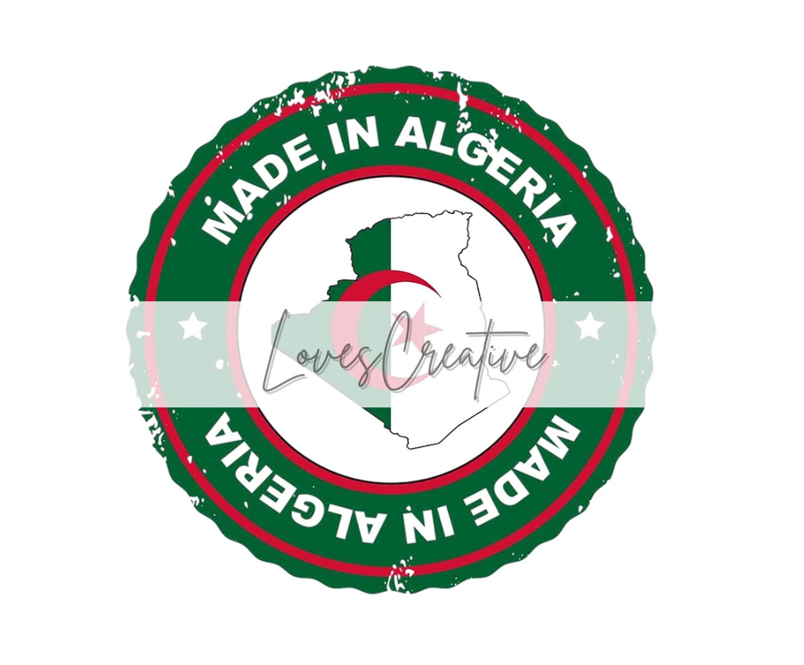 Algeria Clipart PNG Bundle: Map, Flag, Travel Icons (digital Download ...