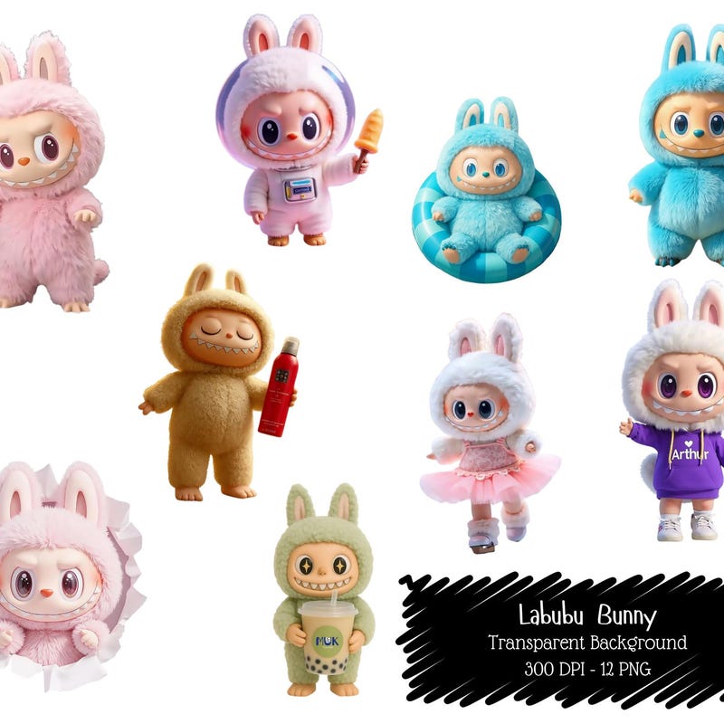 Labubu Png Transparent - Etsy