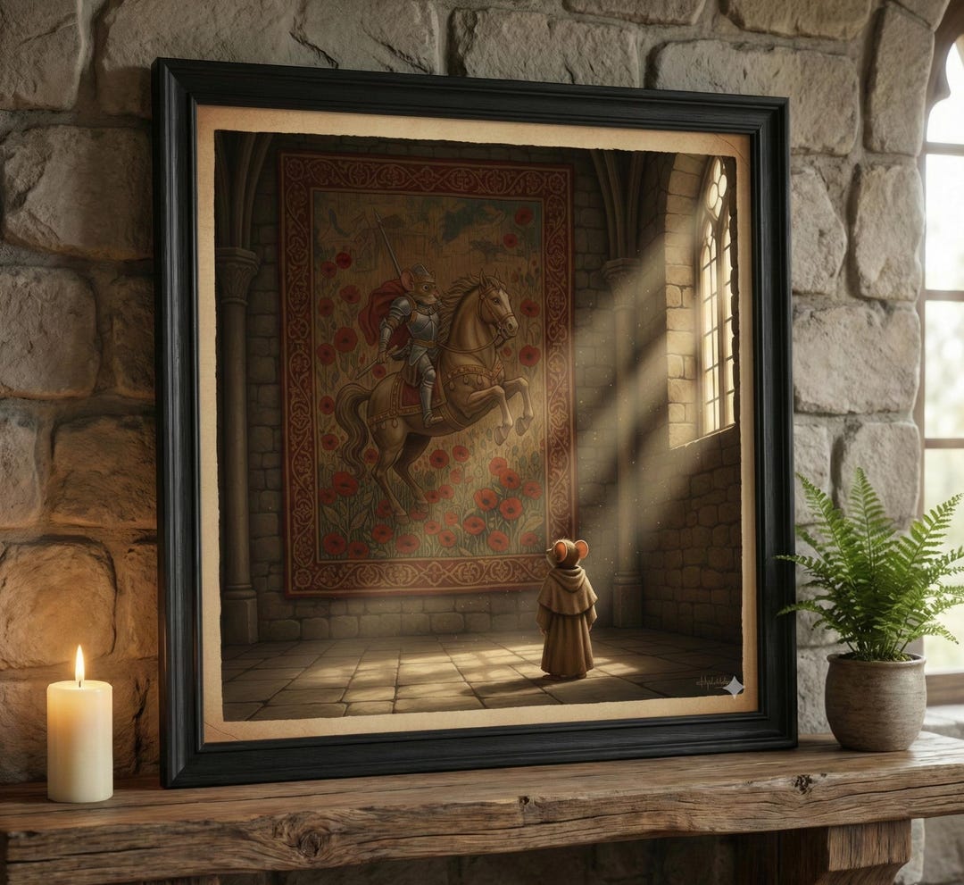 Destiny's Call" Redwall Art Print - Matthias & Martin's Tapestry ...