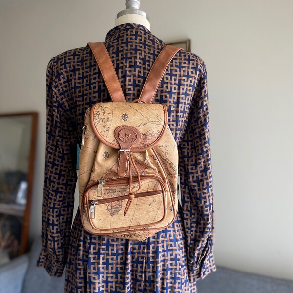 Map Backpack - Etsy