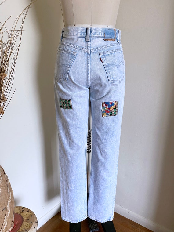 Vintage Levis 701, Patchwork Denim, Upcycled Denim, 2… - Gem