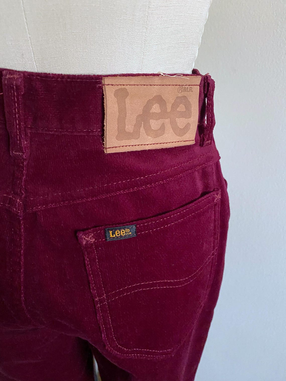 Vintage 80's Lee Velvet Trousers, High Waisted - Etsy