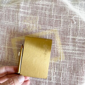 Vintage 60's Mid Century Mini Phone Book, Pocket Size, Brass and Pearls ...