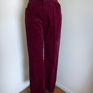 Vintage 80's Lee Velvet Trousers, High Waisted - Etsy