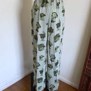 Vintage Silk Pants, Wide Leg, Lady Pattern, - Etsy