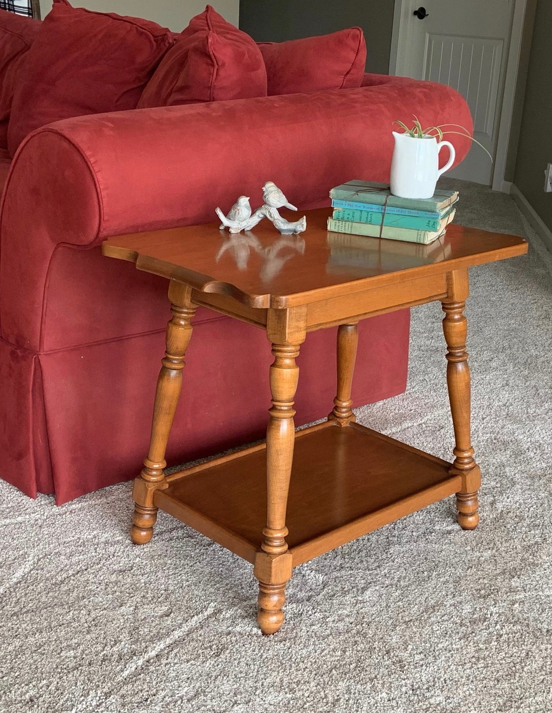 Vintage Sprague Carleton End Table Maple End Table Solid Wood - Etsy