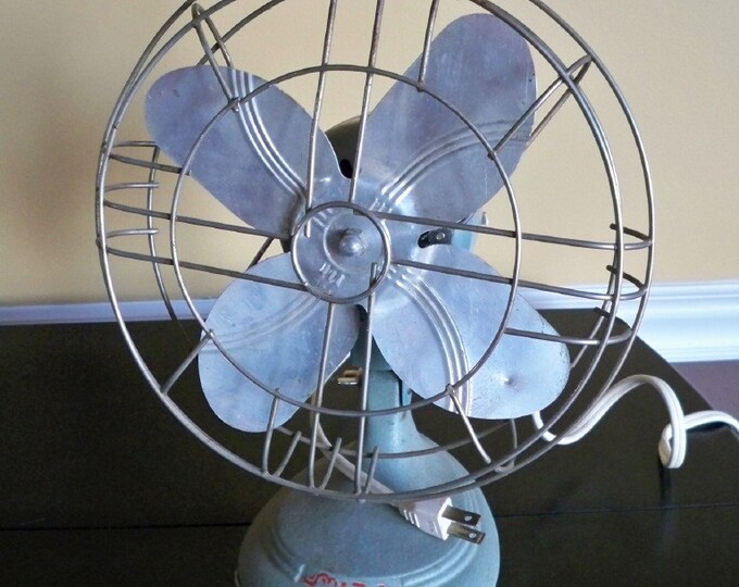 Vintage Dominion Metal Electric Shop or Table Fan Model 2004 - Etsy