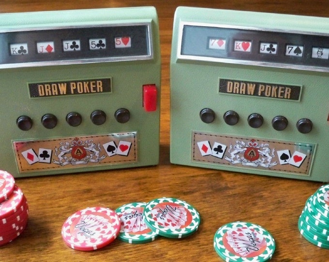 Vintage Waco 1971 Draw Poker Handheld Games Set of Two - Etsy
