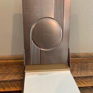 Vintage Horse Metal Desk Note Pad by Park Sherman Embossed Metal Horse ...