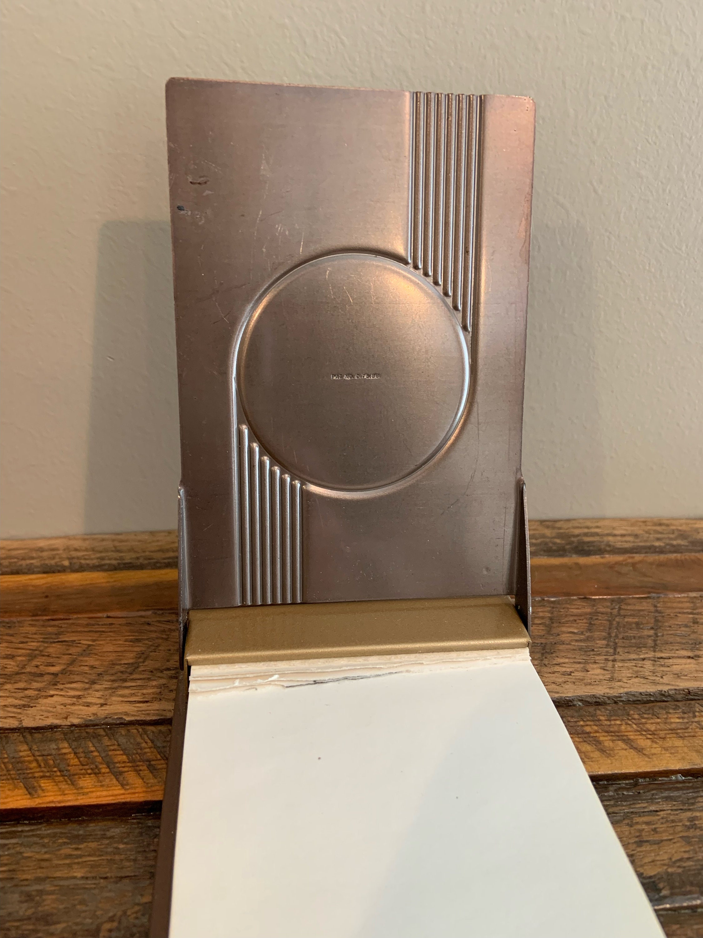 Vintage Horse Metal Desk Note Pad by Park Sherman Embossed Metal Horse ...