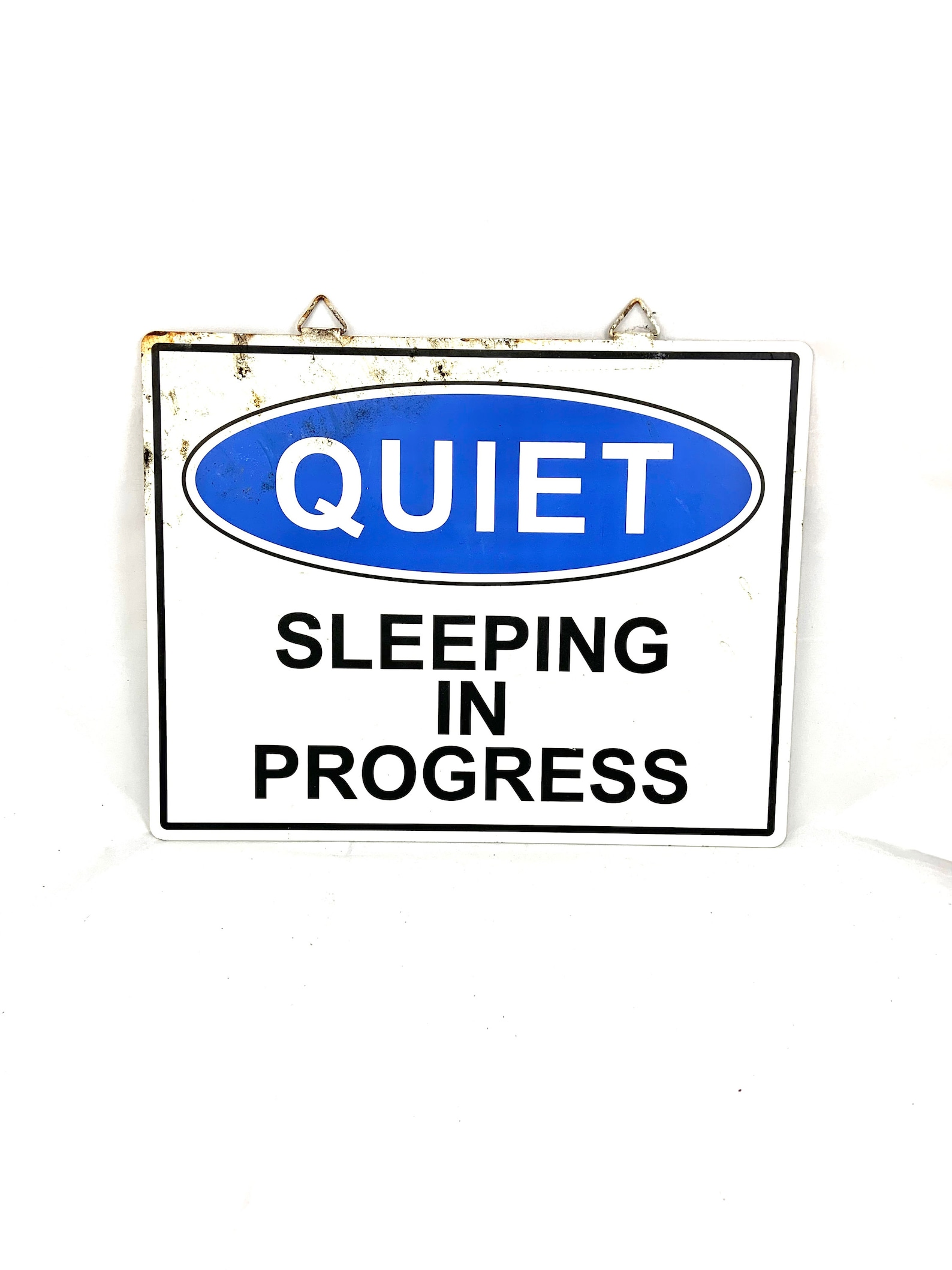 Quiet Sleeping in Progress Metal Sign - Etsy