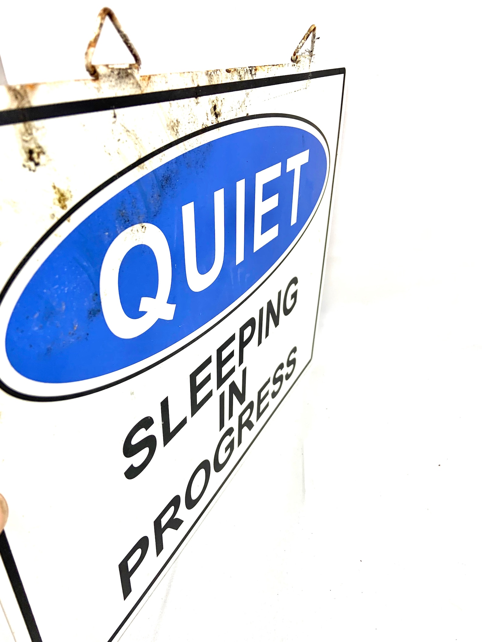 Quiet Sleeping in Progress Metal Sign - Etsy
