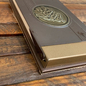 Vintage Horse Metal Desk Note Pad by Park Sherman Embossed Metal Horse ...