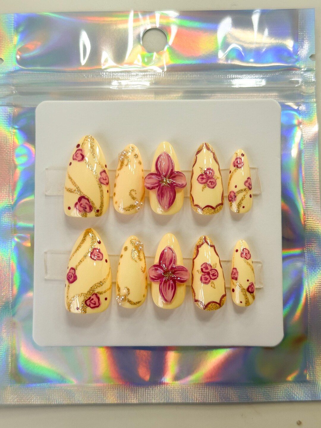 Padme Amidala Press-on Set | Handmade Gel-x Press-on Nails - Etsy