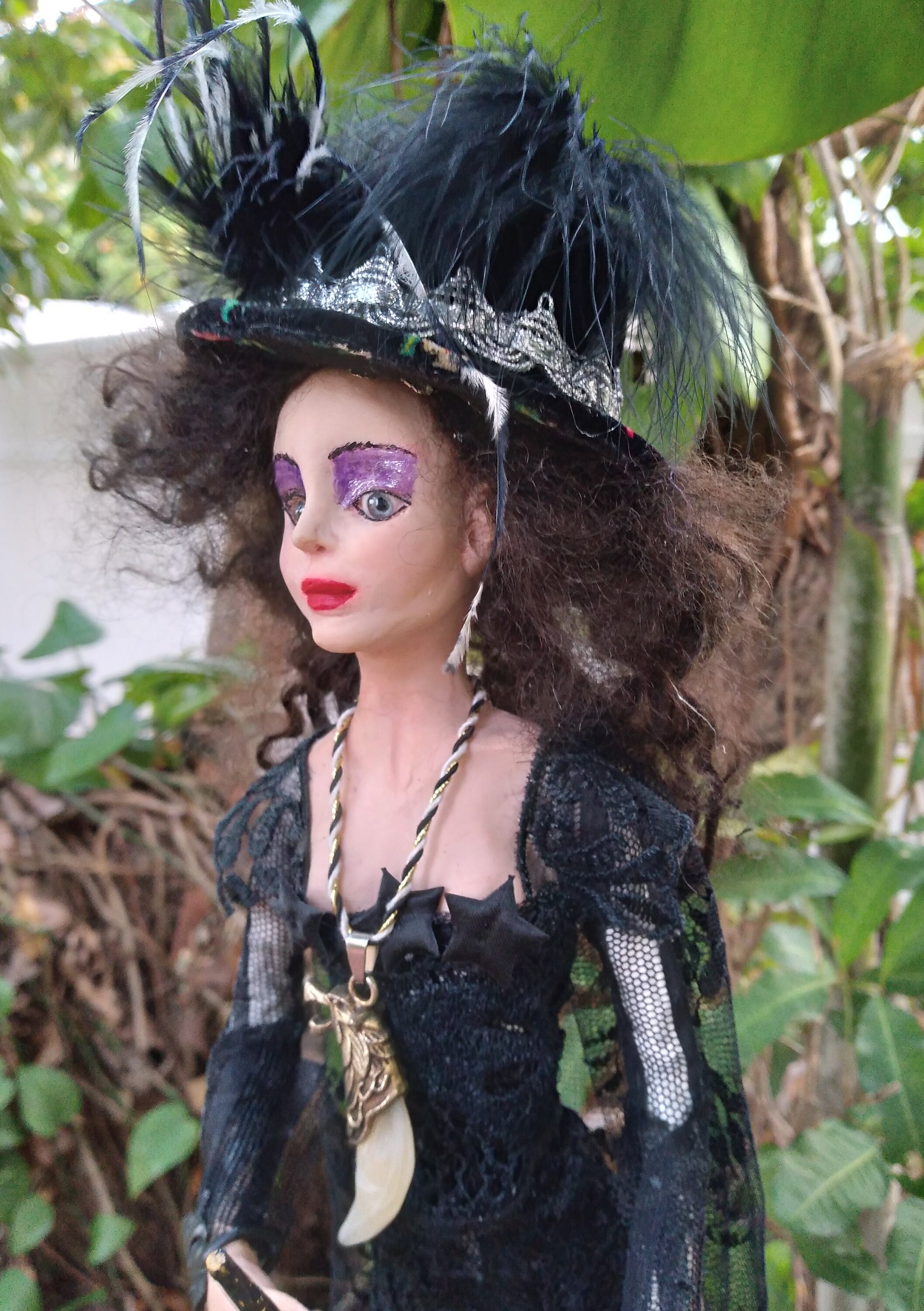 Witch. Halloween. Art Doll. Shaman. Gothic. OOAK. - Etsy