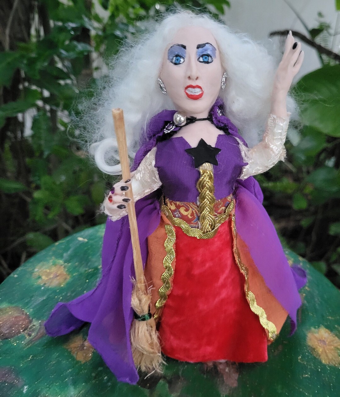 Sara Sanderson, Art Doll. Salem Witch, Hocus Pocus Movie Inspired ...