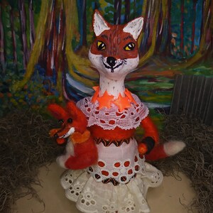 Red Fox.handmade. OOAK. Art Doll - Etsy