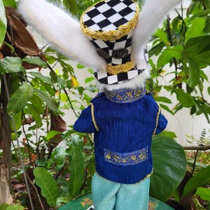 White Rabbit in the Top Hat ,alice in Wonderland . - Etsy