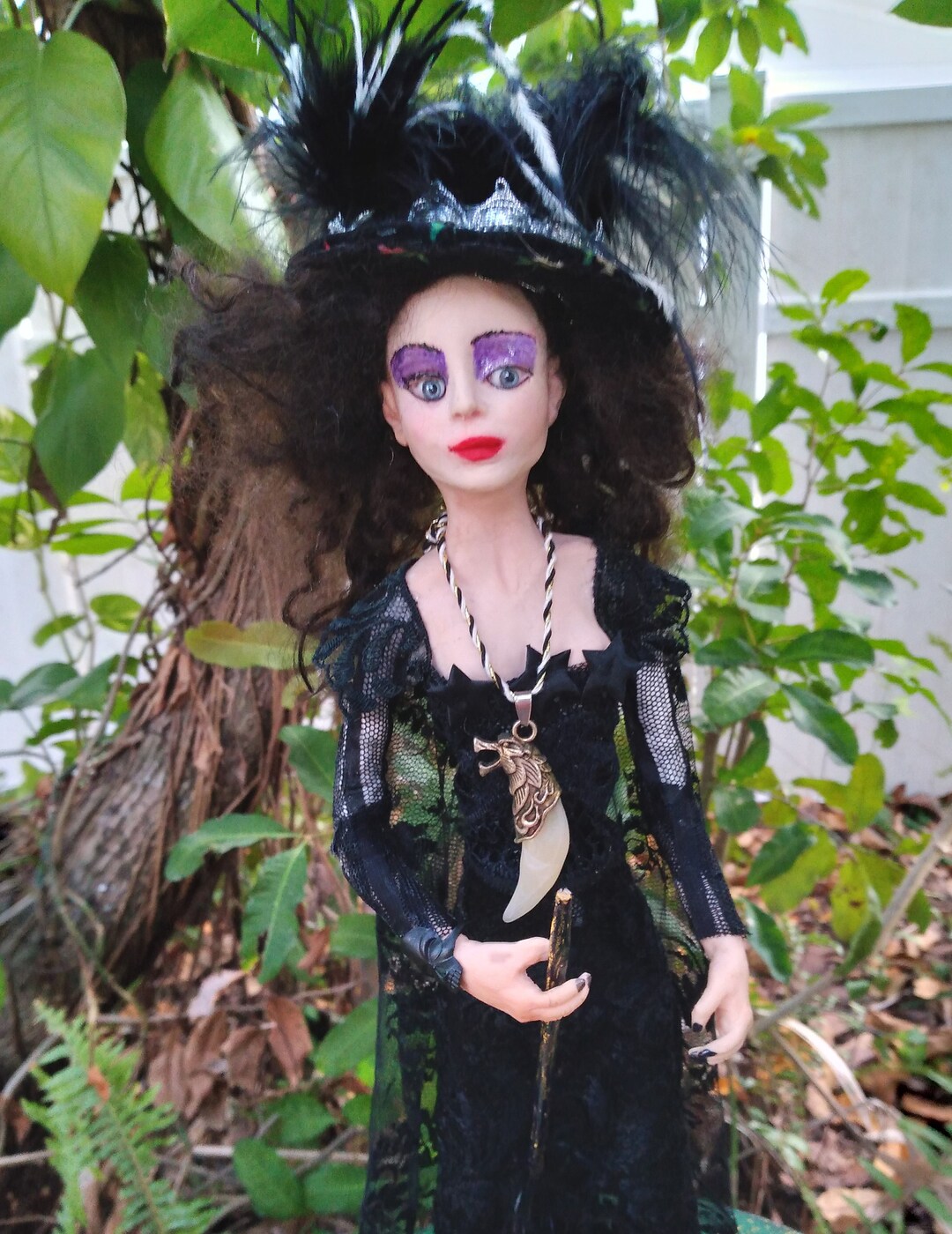 Witch. Halloween. Art Doll. Shaman. Gothic. OOAK. - Etsy