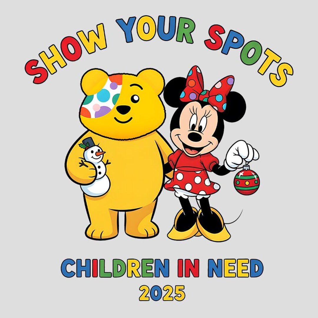 Pudsey Bear PNG Digital Download | Children in Need Clipart | Instant ...