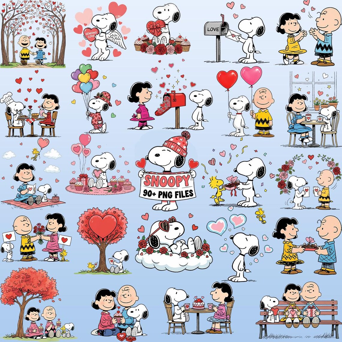 90+ Snoopy Bundle Cartoon Dog Png Sublimation Designs (digital Download ...