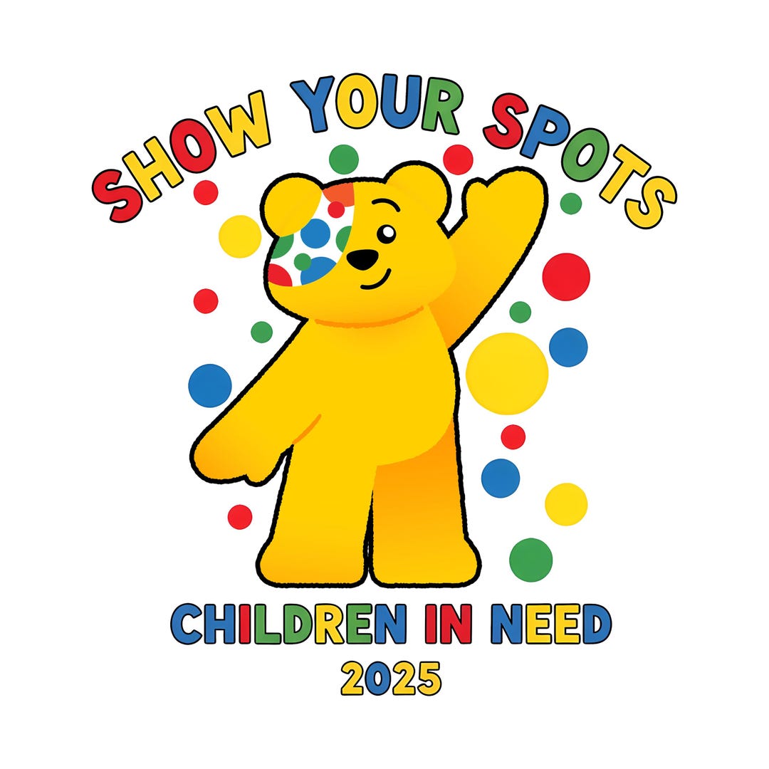Buy Pudsey Bear PNG Digital Download | Children in Need Clipart ...