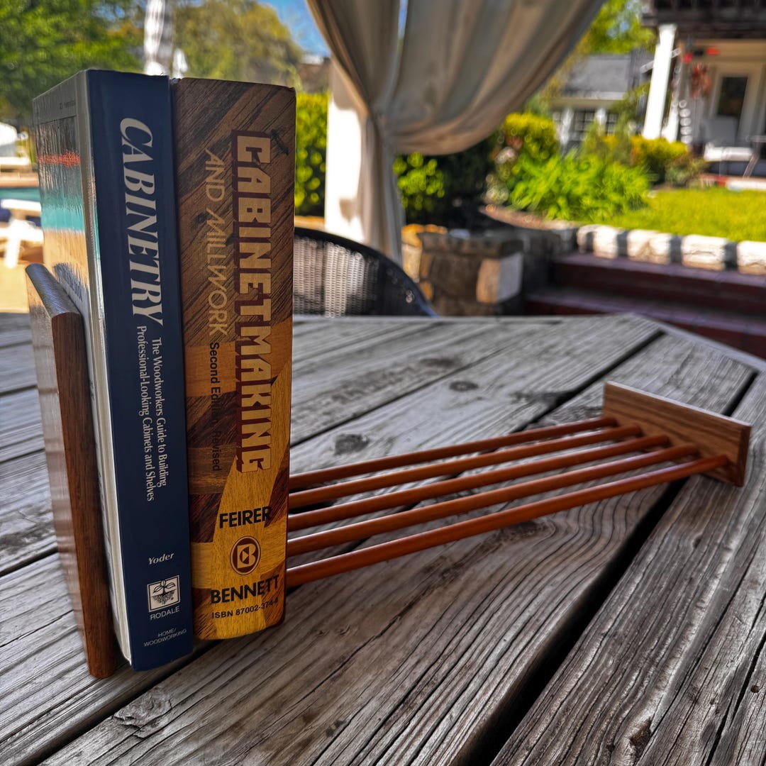 Vintage Expandable Wooden Book Holder | Bookends: Modern Desk Organizer ...